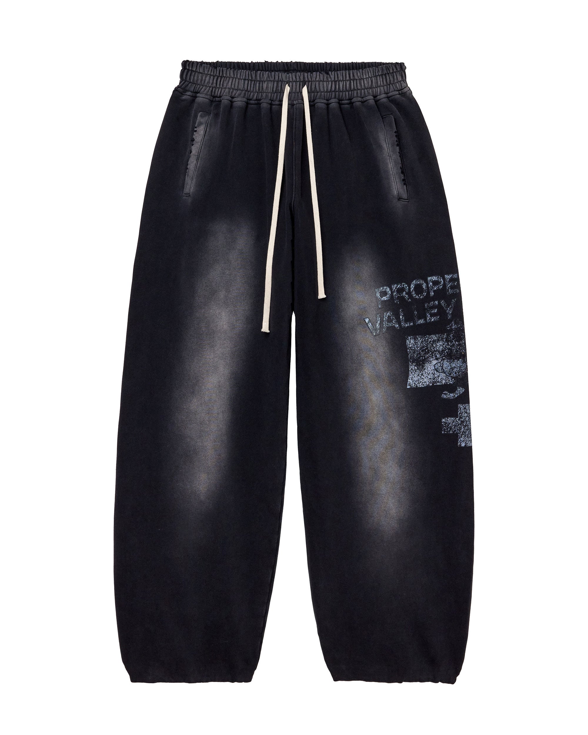 PRISON BREAK SWEATS [BLACK] – VALE NYC FLAGSHIP